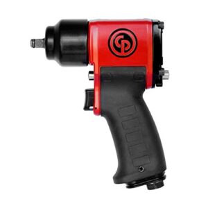 chicago pneumatic cp724h air impact wrench (3/8 inch), air impact gun industrial repair & assembly tool, pistol handle, pin clutch, max torque output 200 ft. lbf/271 nm, 9600 rpm