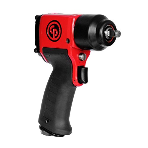 Chicago Pneumatic CP724H Air Impact Wrench (3/8 Inch), Air Impact Gun Industrial Repair & Assembly Tool, Pistol Handle, Pin Clutch, Max Torque Output 200 ft. lbf/271 Nm, 9600 RPM