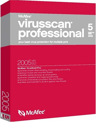 McAfee VirusScan Pro 2005 9.0 - 5 User