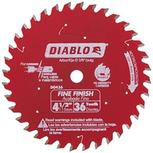 freud d0436x diablo 4-1/2-inch 36 tooth atb cordless trim saw blade with 20-millimeter arbor and 3/8-inch reducer bushing