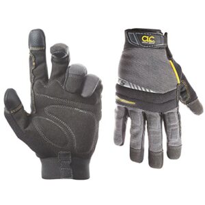 custom leathercraft125m handyman flex grip work gloves, shrink resistant, improved dexterity, tough, stretchable, excellent grip