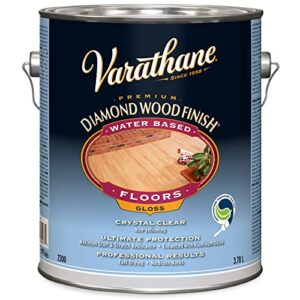 rust-oleum 230031 varathane gallon gloss waterborne diamond floor finish 1 gallon, packaging may vary