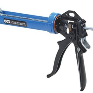 COX 41004 Chilton 10.3-Ounce Cartridge Rotating Cradle Manual Caulk Gun, Steel