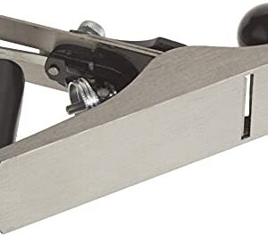 GreatNeck C4 Bench Jack Plane (9 Inch), 2 Inch Cutter, Adjustable to Control the Blade, Cast Iron Body, Quality Plastic Ergonomic Handles