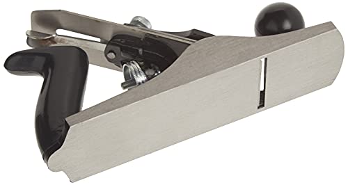 GreatNeck C4 Bench Jack Plane (9 Inch), 2 Inch Cutter, Adjustable to Control the Blade, Cast Iron Body, Quality Plastic Ergonomic Handles