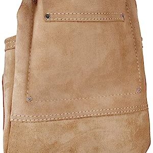 CLC Custom Leathercraft I923X Suede Carpenter's Nail and Tool Bag, 10 Pocket