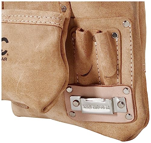 CLC Custom Leathercraft I923X Suede Carpenter's Nail and Tool Bag, 10 Pocket