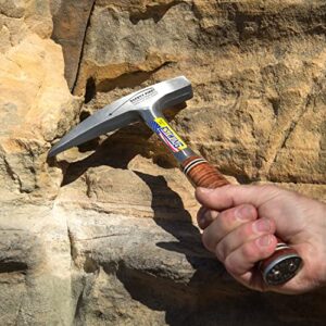 ESTWING Rock Pick - 22 oz Geology Hammer with Pointed Tip & Genuine Leather Grip - E30