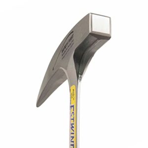 ESTWING Rock Pick - 22 oz Geology Hammer with Pointed Tip & Genuine Leather Grip - E30