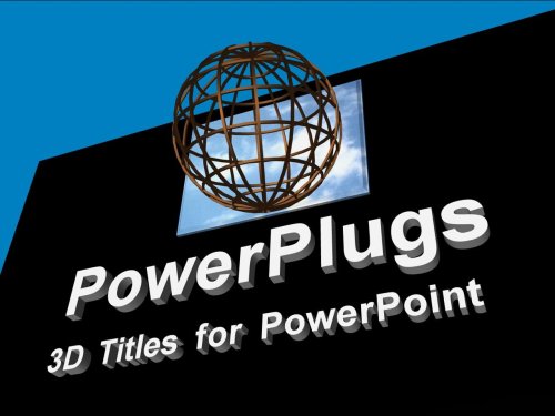 PowerPlugs: 3D Titles for PowerPoint Volume 2