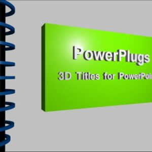 PowerPlugs: 3D Titles for PowerPoint Volume 2