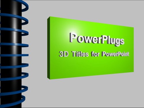 PowerPlugs: 3D Titles for PowerPoint Volume 2