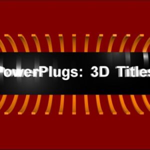 PowerPlugs: 3D Titles for PowerPoint Volume 2