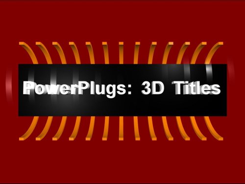 PowerPlugs: 3D Titles for PowerPoint Volume 2