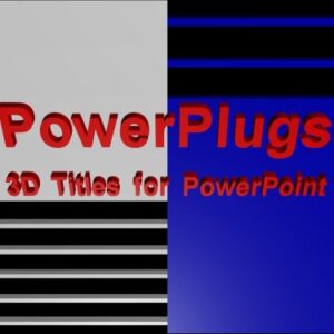 PowerPlugs: 3D Titles for PowerPoint Volume 2