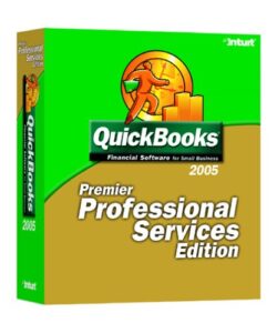 quickbooks premier professional services edition 2005