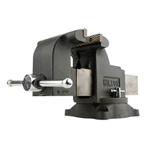 wilton ws8 shop bench vise, 8" jaw width, 8" max jaw opening (63304)