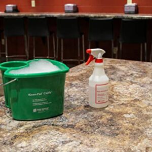 San Jamar KP500 Kleen-Pail Commercial Cleaning Caddy System, Green