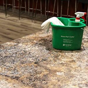 San Jamar KP500 Kleen-Pail Commercial Cleaning Caddy System, Green