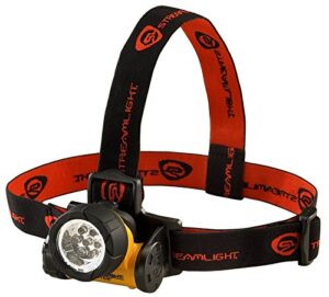 streamlight 61052 septor led headlamp with strap - 120 lumens yellow