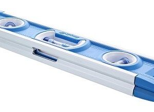 Empire Level EM81.9G 9 Inch Magnetic Torpedo Level w/Overhead Viewing Slot (Made in USA), Silver/White/Blue