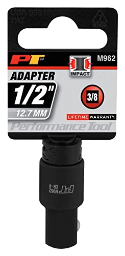 Performance Tool M962 3/8-Inch Female x 1/2-Inch Male Impact Adapter