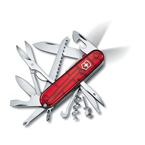 victorinox swiss army huntsman lite pocket knife (ruby)