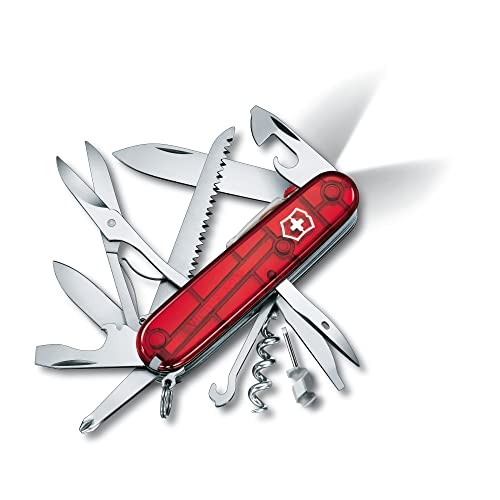 Victorinox Swiss Army Huntsman Lite Pocket Knife (Ruby)