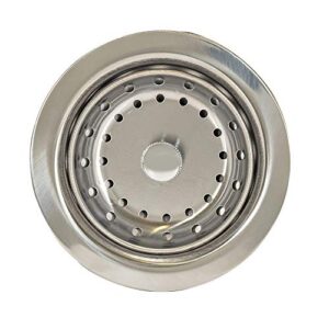 EZ-FLO Kitchen Sink Strainer with Flange and Slip Joint Nut, Standard Shank with 3-1/2 Inch to 4 Inch Opening, Stainless Steel, 30017