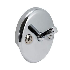 ez-flo 35243 trip-lever bathtub face plate with screws, chrome 2.25 x 3.25 x 3.25 inches