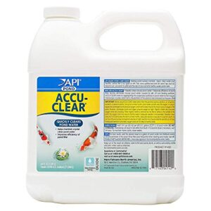 api pond accu-clear pond water clarifier 64-ounce bottle (142d)