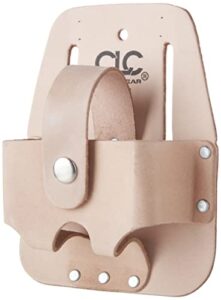 custom leathercraft 464 heavy duty measuring tape holder, 16-30 in.,tan