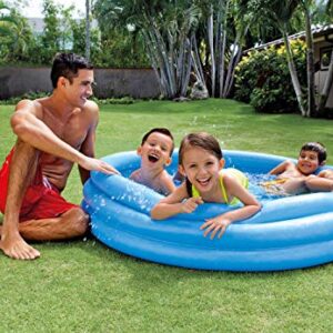 INTEX Crystal Blue Kids Outdoor Inflatable 58" Swimming Pool | 58426EP