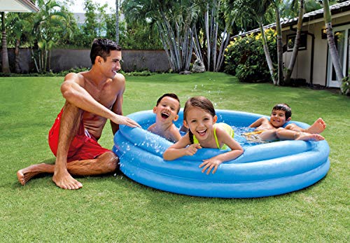 INTEX Crystal Blue Kids Outdoor Inflatable 58" Swimming Pool | 58426EP