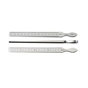 starrett 270 taper gage, 010-.150-inch/0.3-4mm range, 001-inch/0.05mm graduations, 6-1/4-inch/160mm length