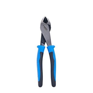 Klein Tools J2000-48 Pliers, Diagonal Cutting Pliers with Angled Head, Heavy-Duty to Cut ACSR, Screws, Nails, and most Hardened Wire, 8-Inch