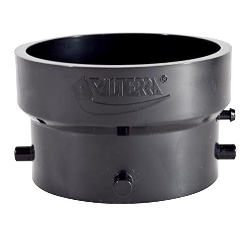 Valterra T1029-2 Termination Adapter - 3" Bayonet x 3" Hub , Black