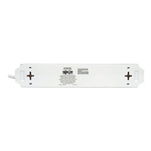 Tripp Lite 6 Outlet Medical-Grade Power Strip, UL1363 NOT for Patient-Care Vicinity, 6ft Cord w/ 5-15P-HG Plug (PS-606-HG) White