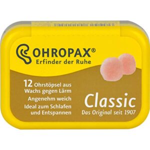 Ohropax Wax Ear Plugs, 12 Plug