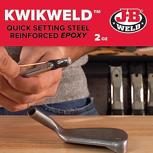 J-B Weld 8276 KwikWeld Quick Setting Steel Reinforced Epoxy - Dark Grey 2 oz