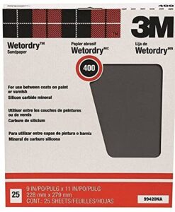 3m 88596na 99420 sand paper, 9" x 11"