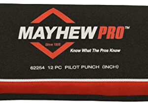 Mayhew 62254 Pro Pilot Punch Kit, 12-Piece