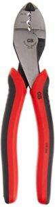 gardner bender gs-388 electrical pliers, crimper & cutter, comfort grip, aluminum & copper wire, hand tool, 8 in. , red