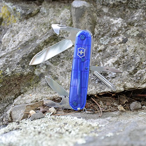 Victorinox Swiss Army Multi-Tool, Tinker Pocket Knife, Sapphire, 91mm