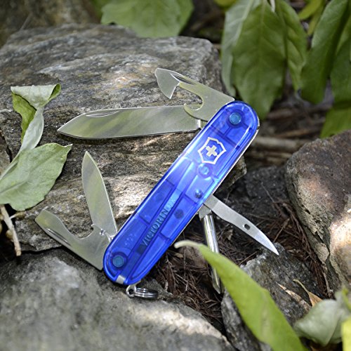 Victorinox Swiss Army Multi-Tool, Tinker Pocket Knife, Sapphire, 91mm