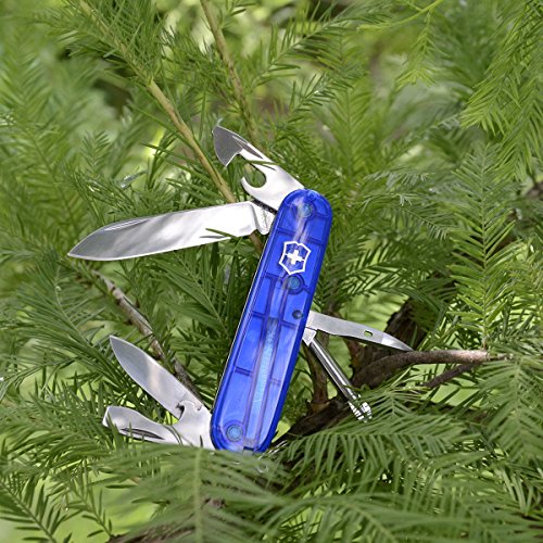 Victorinox Swiss Army Multi-Tool, Tinker Pocket Knife, Sapphire, 91mm