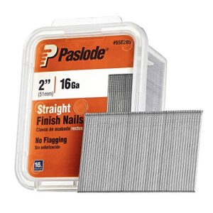 paslode, finishing nail, 650285, straight, 16 gauge, 2,000 per box, 2 inch