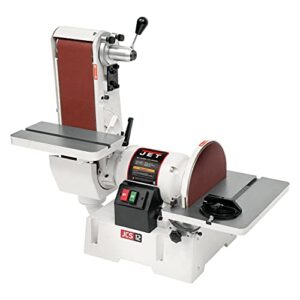 jet jsg-6dc 6"x48" belt / 12" disc benchtop sander, 1-1/2hp, 1ph 115/230v (708599)