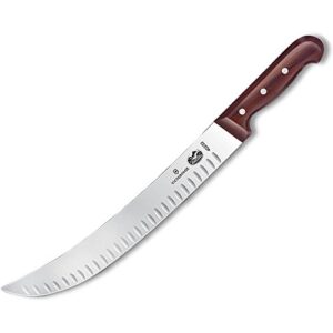 victorinox cimeter granton blade handle, 12", rosewood