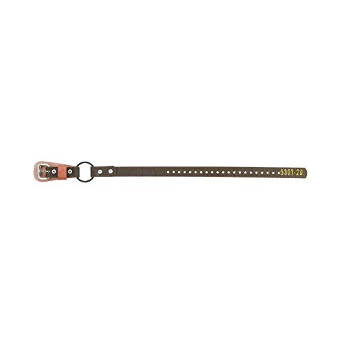 Klein Tools 5301-20 Ankle Straps for Pole and Tree Climbers, 1-Inch Wide,Brown, 1" x 24"